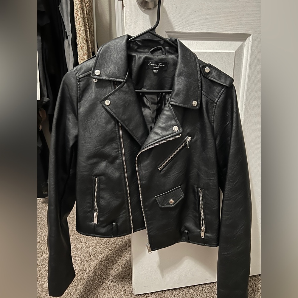 Black Biker Jacket - Gem